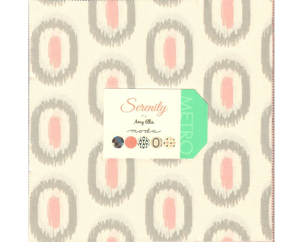 Precuts Layer Cake SERENITY, Moda Fabrics Geometrische Muster, Kreise ...