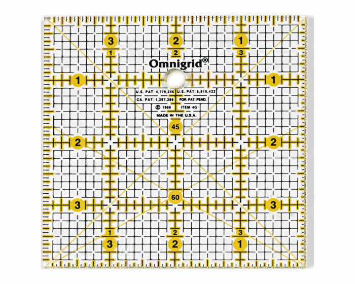 Patchwork-Lineal OMNIGRID, 4 x 4 inch, Prym, 13,90