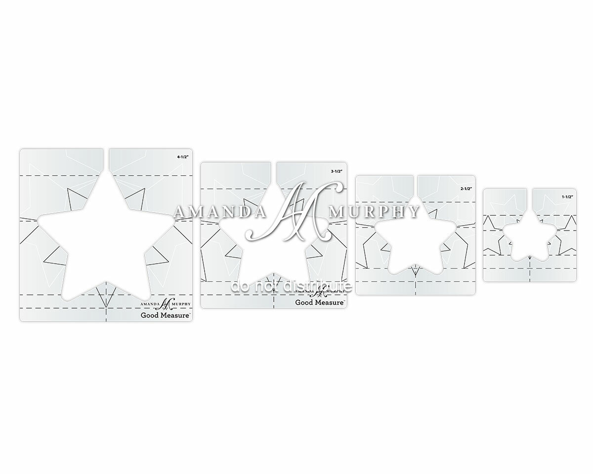 Set Quiltlineale EVERY STAR für Ruler Work, Amanda Murphy, 91,00