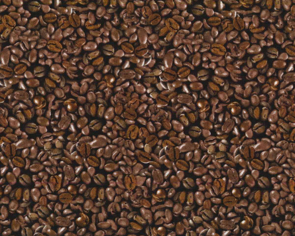 Patchworkstoff COFFEE BEANS, Kaffeebohnen, Timeless Treasures, 22,99