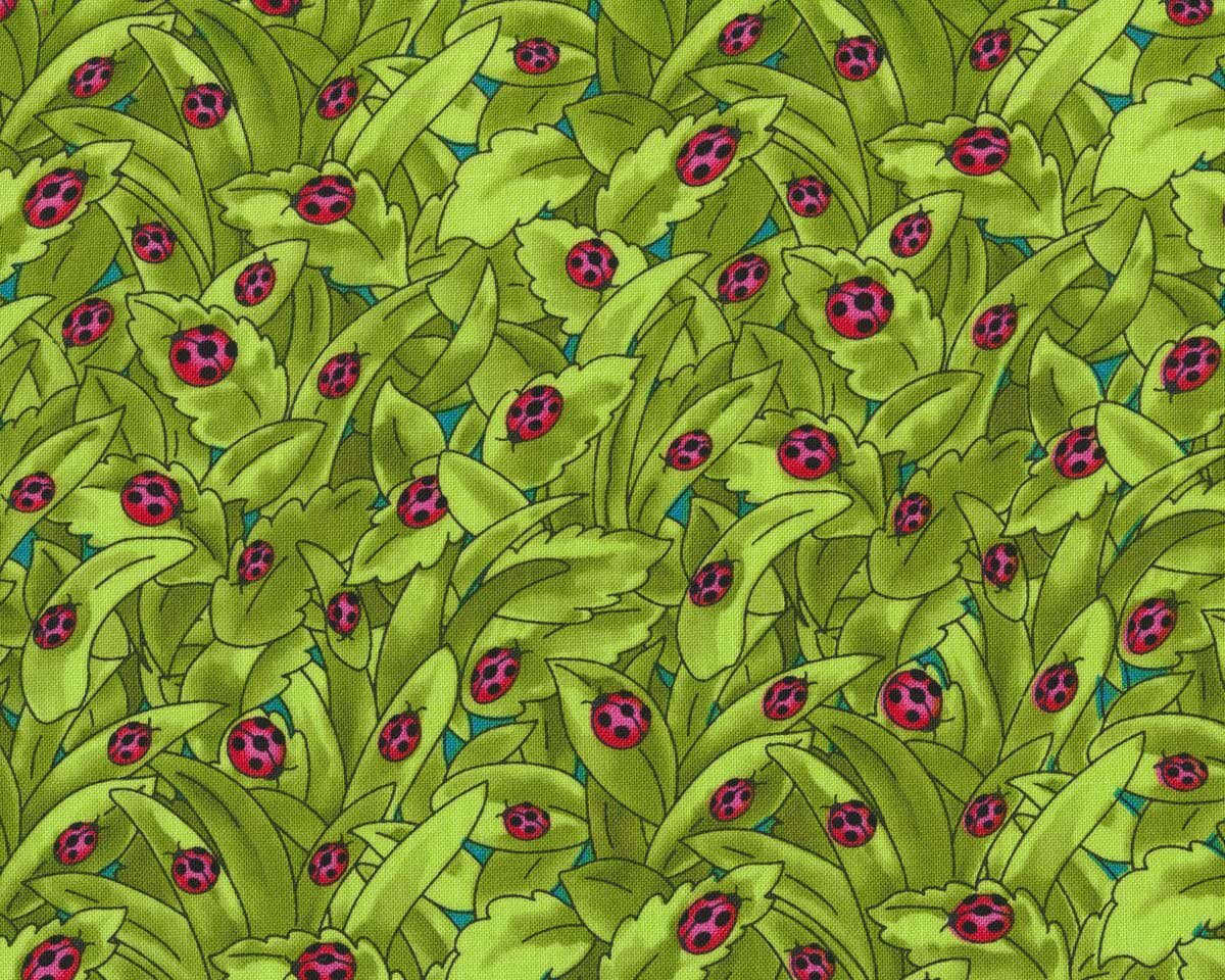 Patchworkstoff PIXIE PATCH, Marienkäfer, Blank Quilting, 23,99