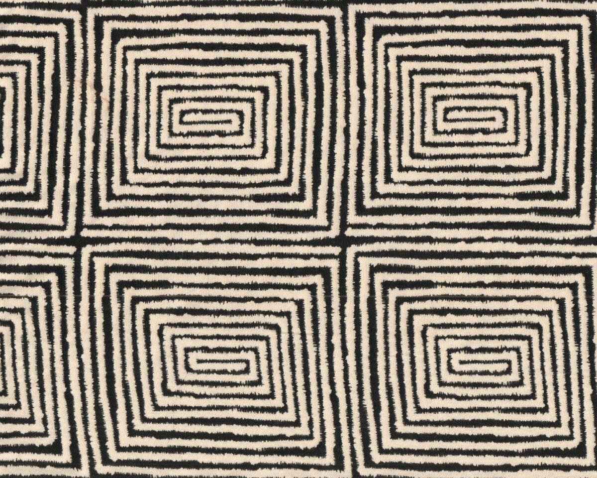 Viskosejersey MABOU, Labyrinth-Muster, Hilco, 49,99