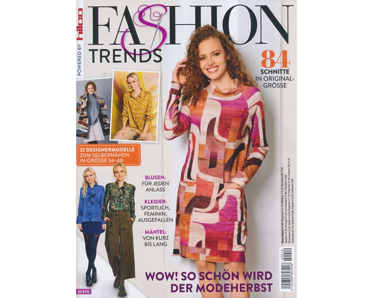 Nähzeitschrift FASHION TRENDS by Hilco, 2-2024, 7,90